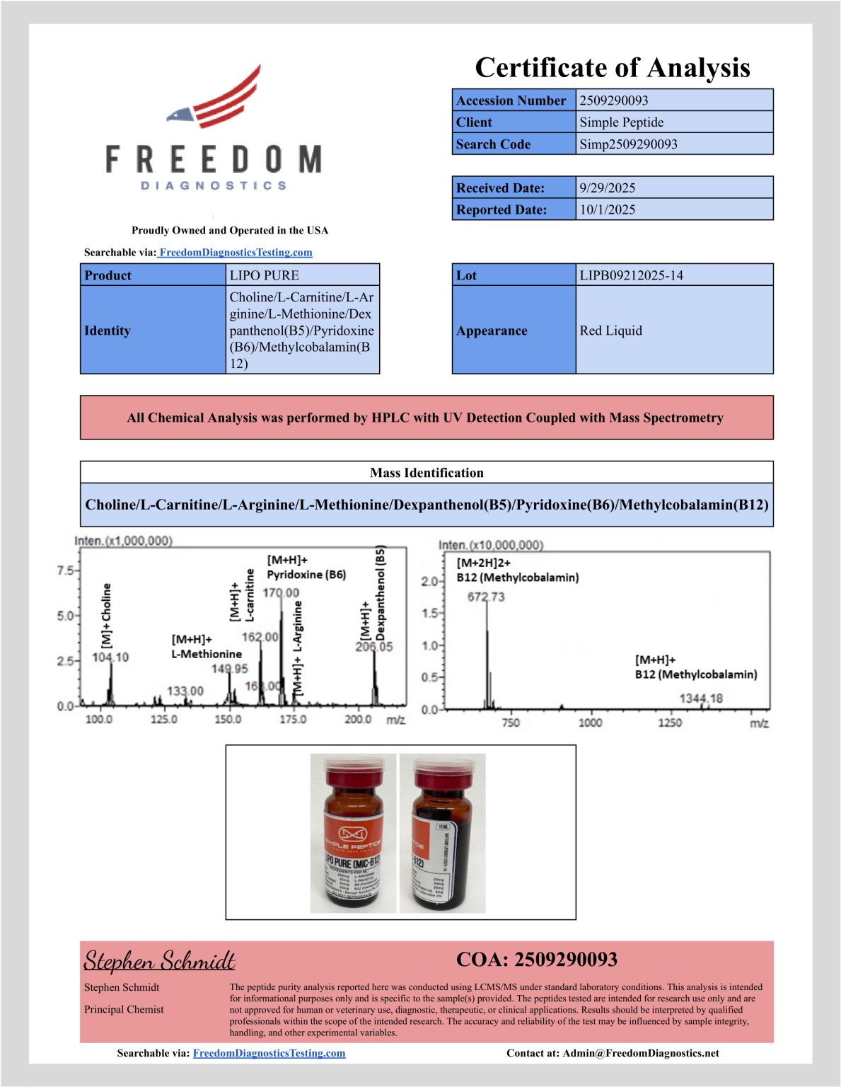 LIPO PURE (MIC-B12) - Simple Peptide