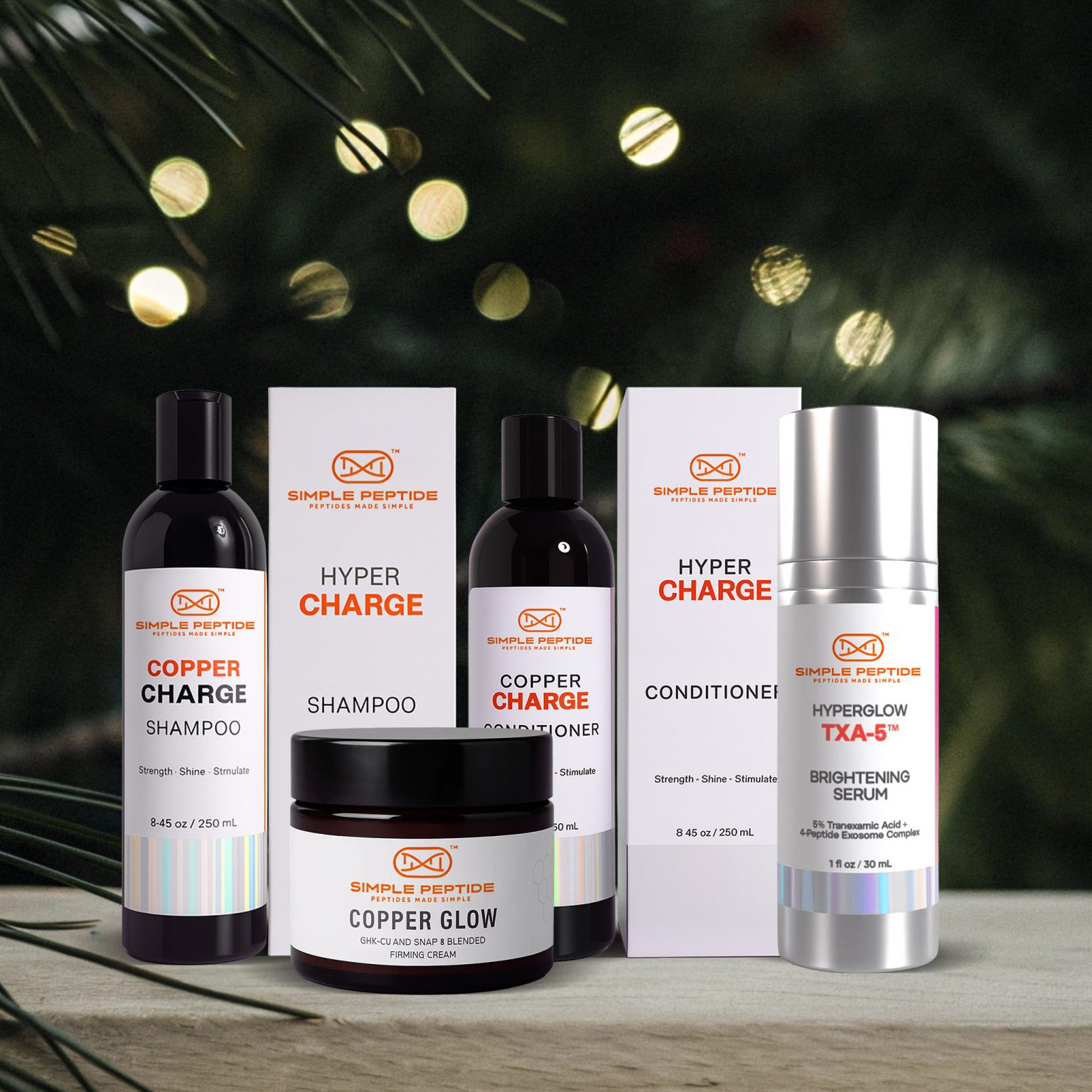 Glow & Shine Beauty Bundle - Simple Peptide