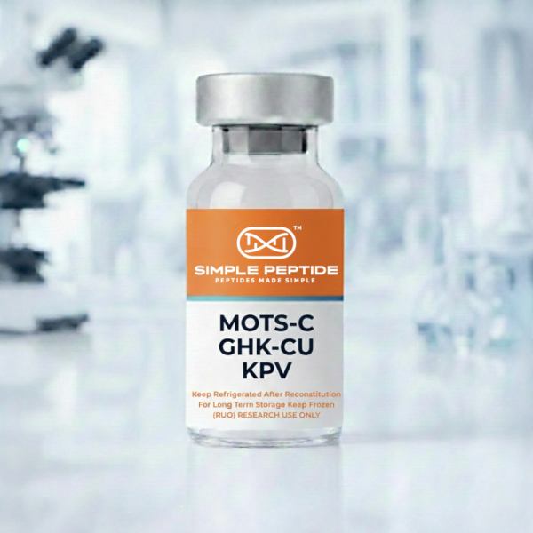 MOTS-C/GHK-CU/KPV Blend | Research Peptide Formula